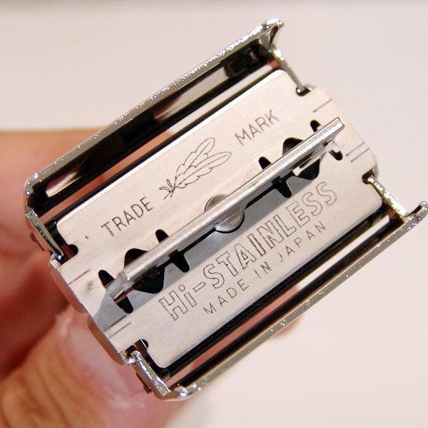 Feather Popular Double Edge Razor with Butterfly Head – South Coast Shaving